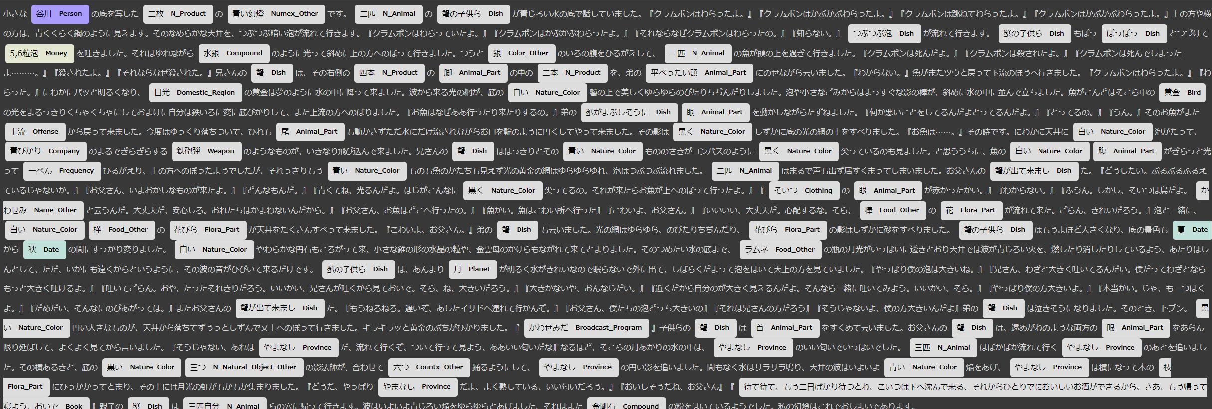 推しシナリオの"本質"をGiNZAで解析してみる | cloud.config Tech Blog